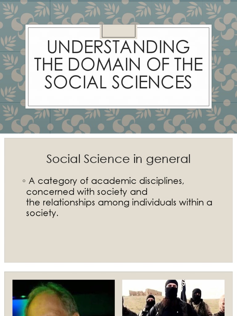 Domain of The Social Sciences | PDF | Social Science | Anthropology