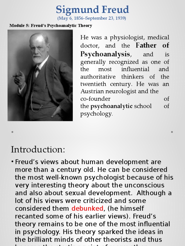 Module 5 Freud Psychosexual Stages | PDF | Id | Oedipus Complex
