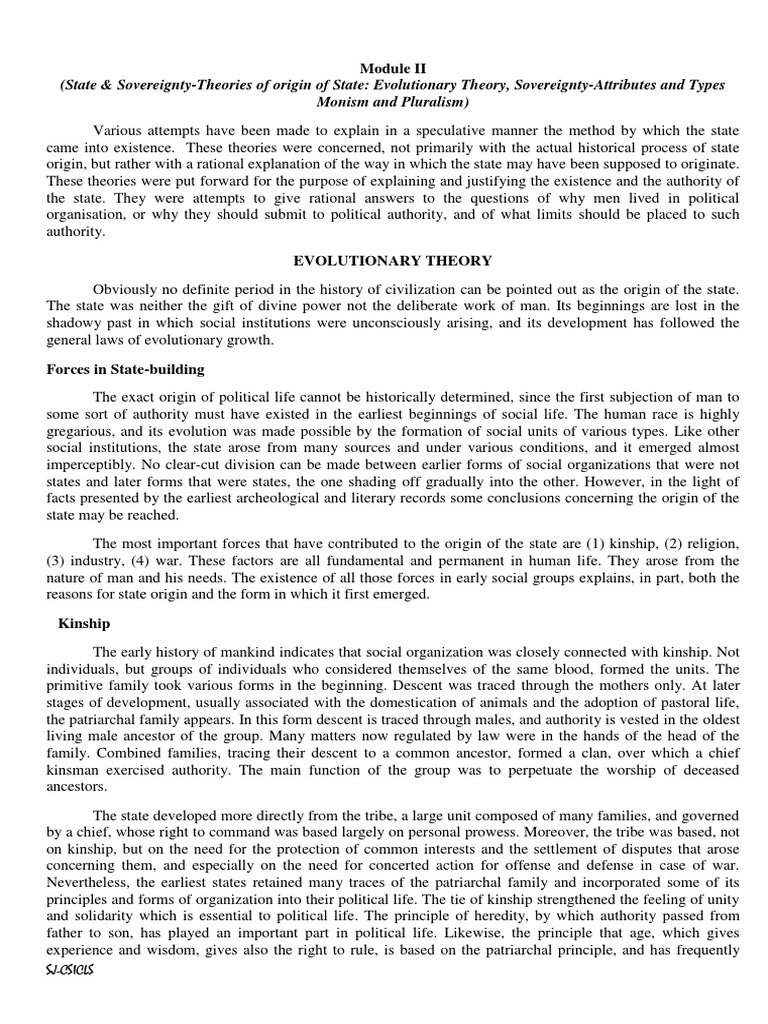 State & Sovereignty | PDF | Sovereignty | Sovereign State