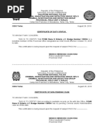 Certificate of Detention | PDF
