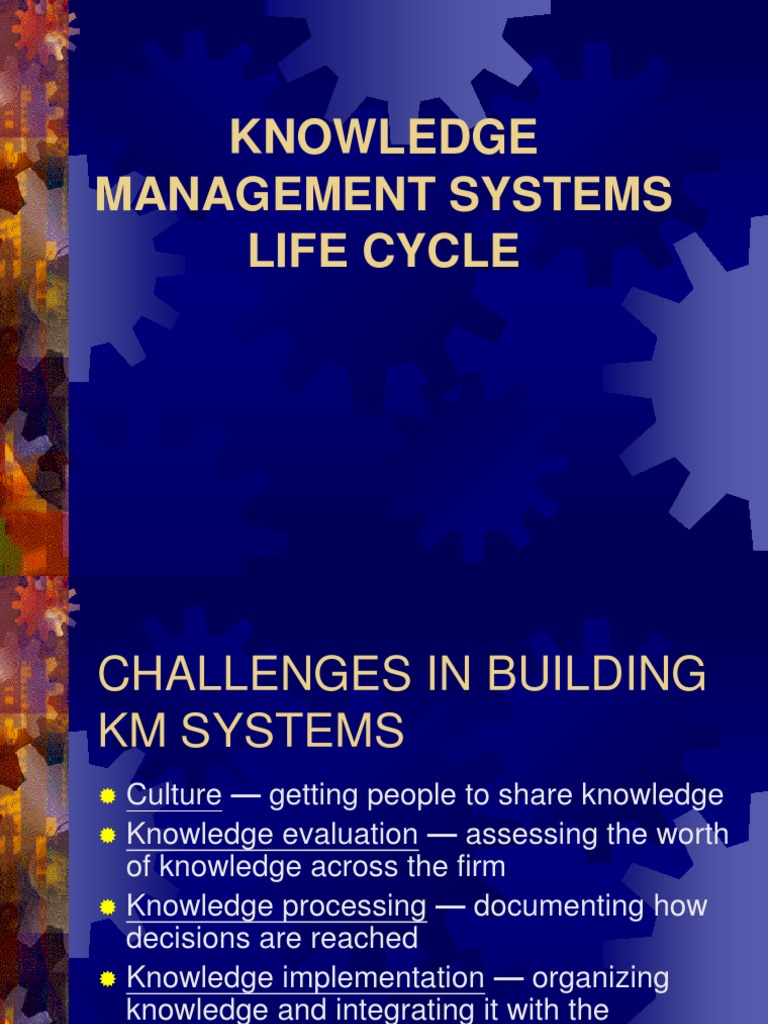 Knowledge Management System Lifecycle | PDF | Expert | Strategic Management