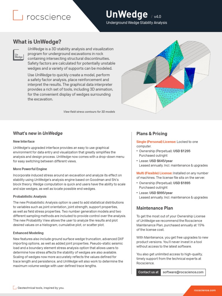Unwedge Criteria | PDF | 3 D Computer Graphics | Stress (Mechanics)