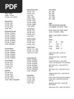 Evaporated Milk To Liquid Milk Conversion Table Foodtalk | PDF | Units ...