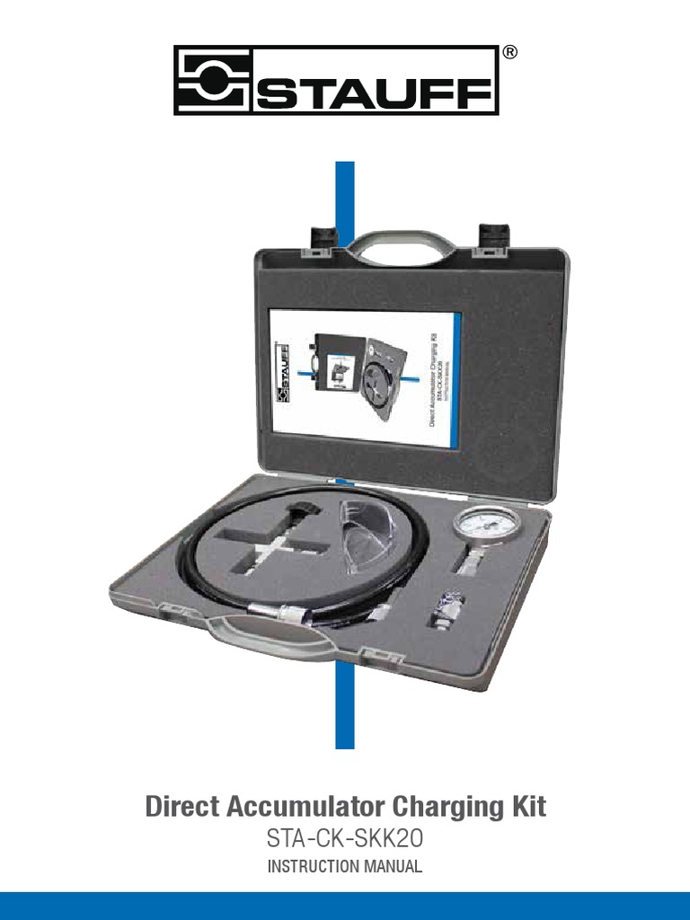 MANUAL STAUFF Direct Accumulator Charging Kit STA CK SKK20 | PDF ...