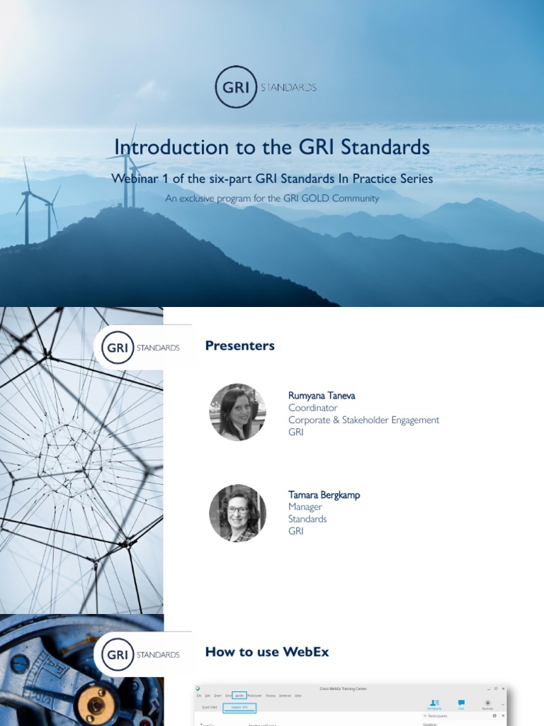 Introduction to GRI Standards Webinar | PDF | Sustainability | Economies