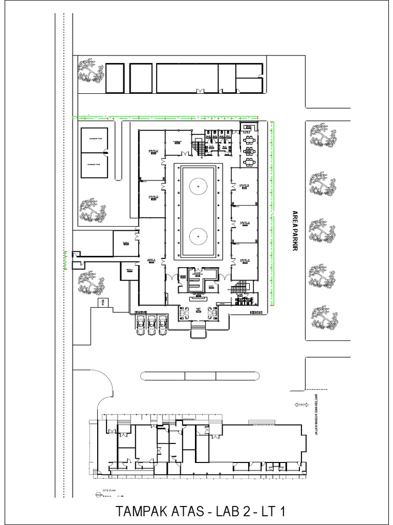 Tampak Atas - Lab 2 - LT 1: Gudang TCM | PDF
