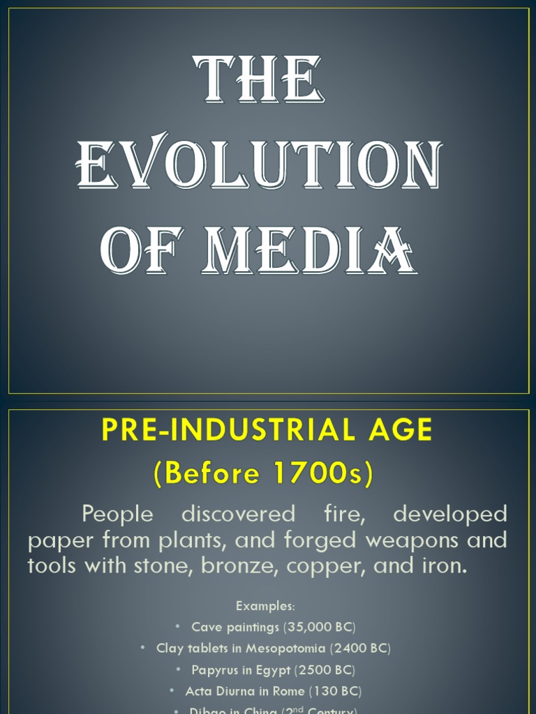 THE EVOLUTION OF MEDIA.pptx | Wearable Technology | Internet