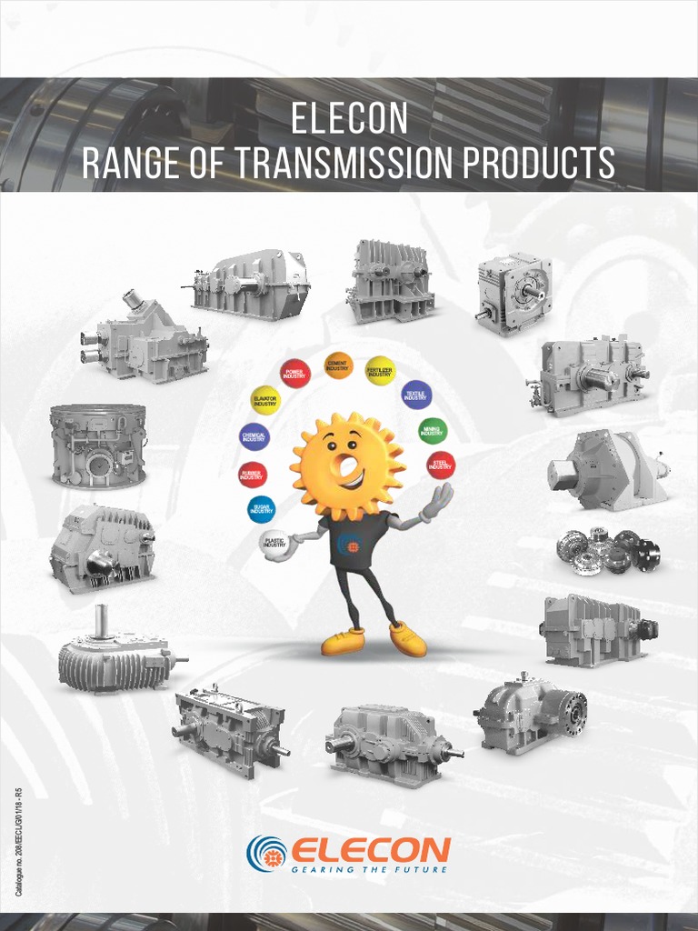 Elecon Gear Division Product Catalogue | PDF | Gear | Transmission ...
