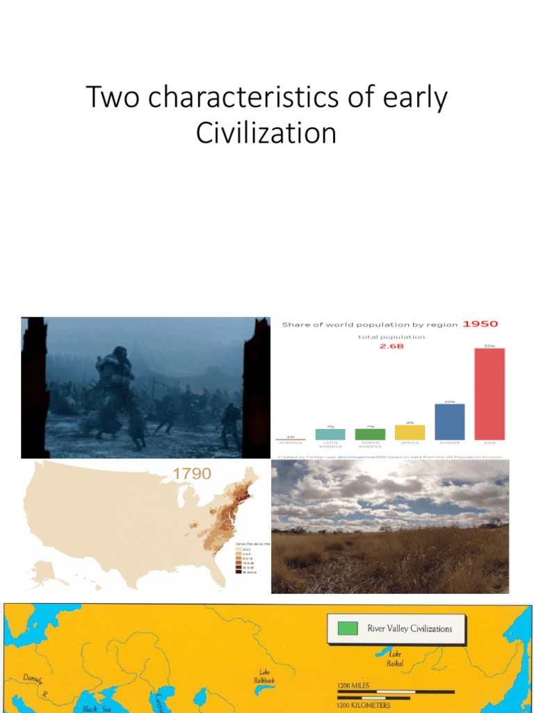 Two Characteristics of Early Civilization | PDF | Mesopotamia | Writing