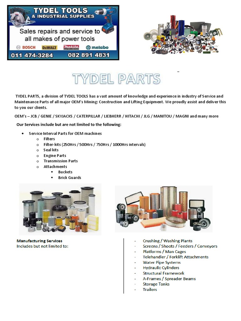 Tydel Parts | PDF