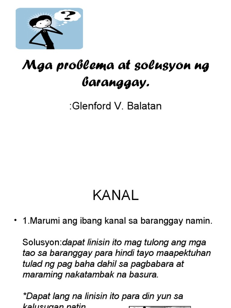 Problema at Solusyon1 | PDF