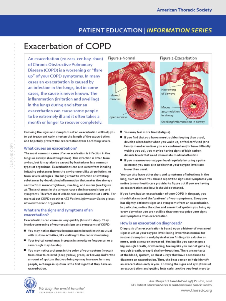 Copd Exacerbation Ecopd | PDF | Chronic Obstructive Pulmonary Disease ...