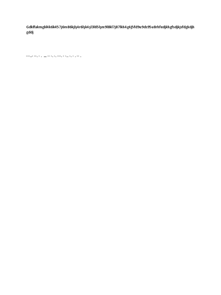 Understanding 'dfghjkl' Meaning | PDF | Business | Technology & Engineering