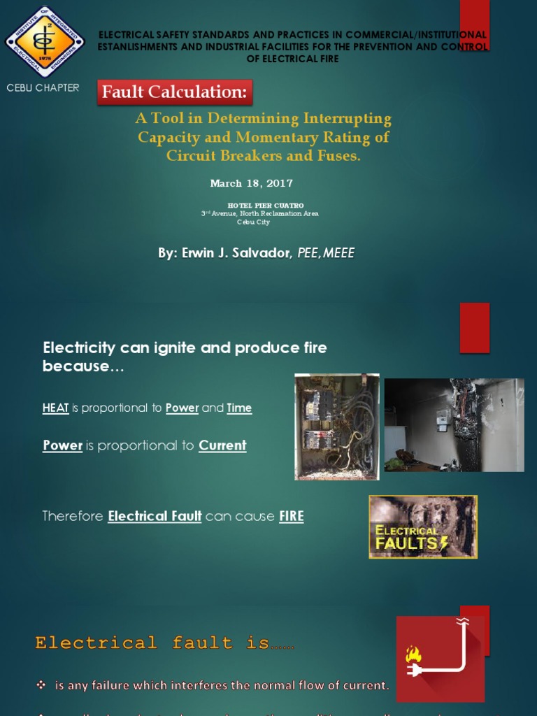 Fault Calculation | PDF | Fuse (Electrical) | Electric Motor