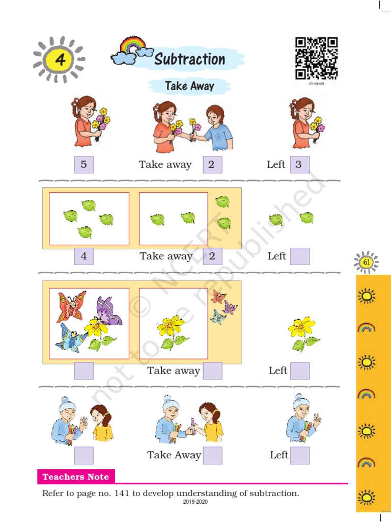 4 Subtraction: Take Away | PDF | Teaching Mathematics