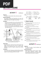 Activity Booklet Shobhit Nirwan Science 10th 2024 | PDF | Magnesium | Iron