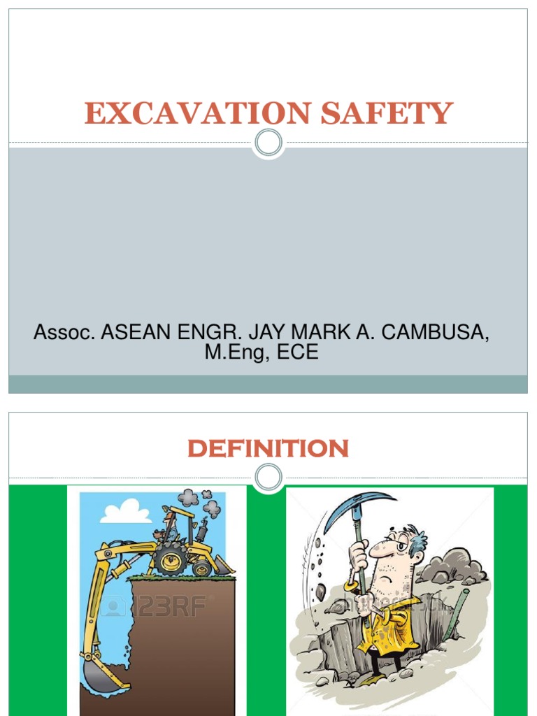 Excavation Safety and Hazard Prevention | PDF | Combustion | Chemical ...