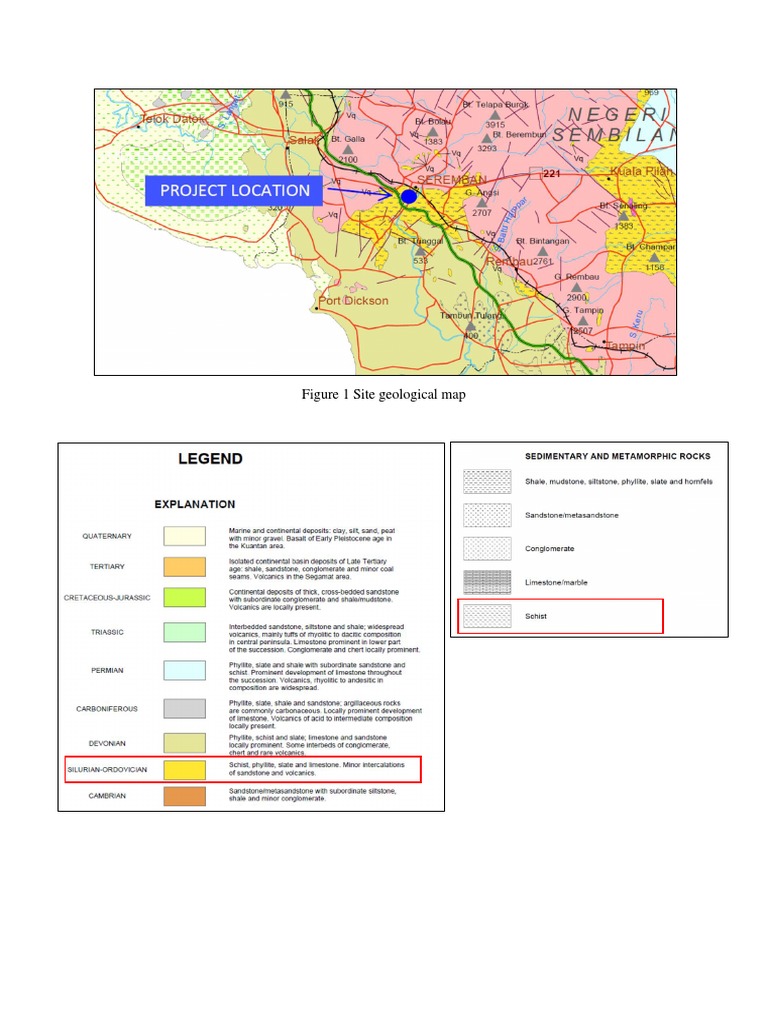 Rembawang Site Geological Map | PDF