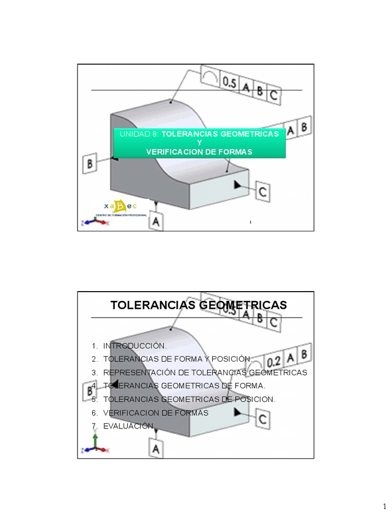 Ud 8 Tolerancias Geometricas_comp | Tolerancia de ingeniería ...