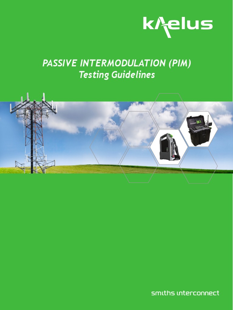 Passive Intermodulation (Pim) Testing Guidelines: Advantage | PDF ...