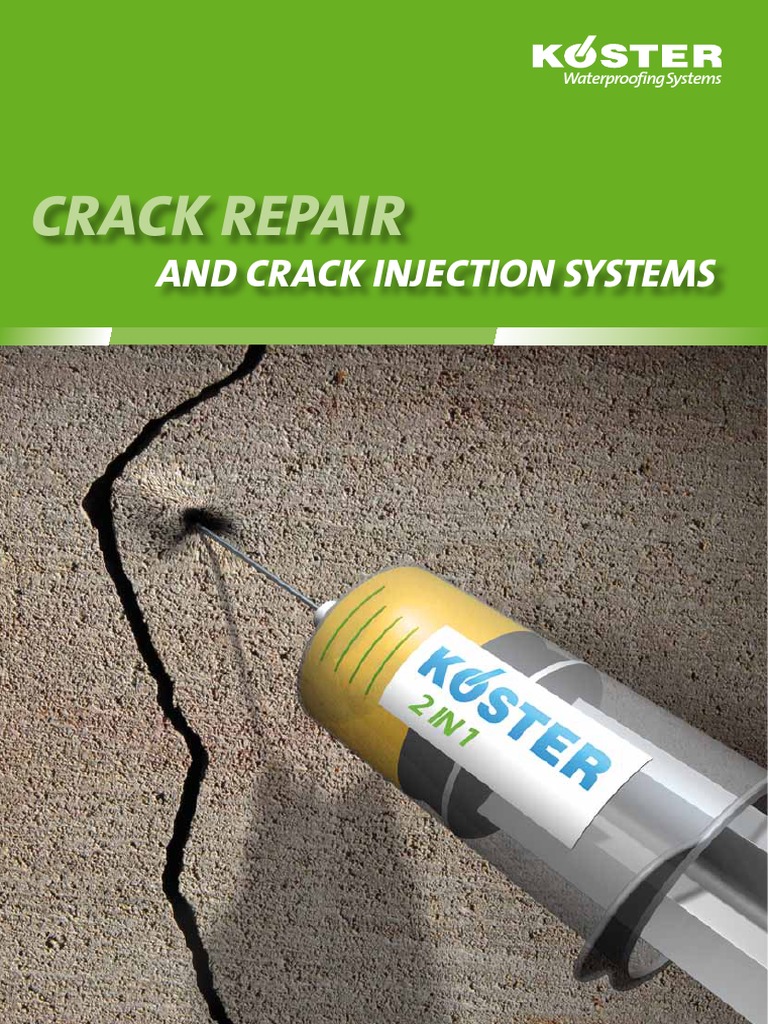 Crack Repair: and Crack Injection Systems | PDF | Fracture | Concrete