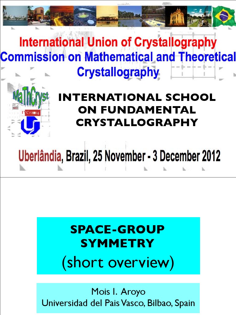Space Group | PDF | Crystal Structure | Euclidean Geometry