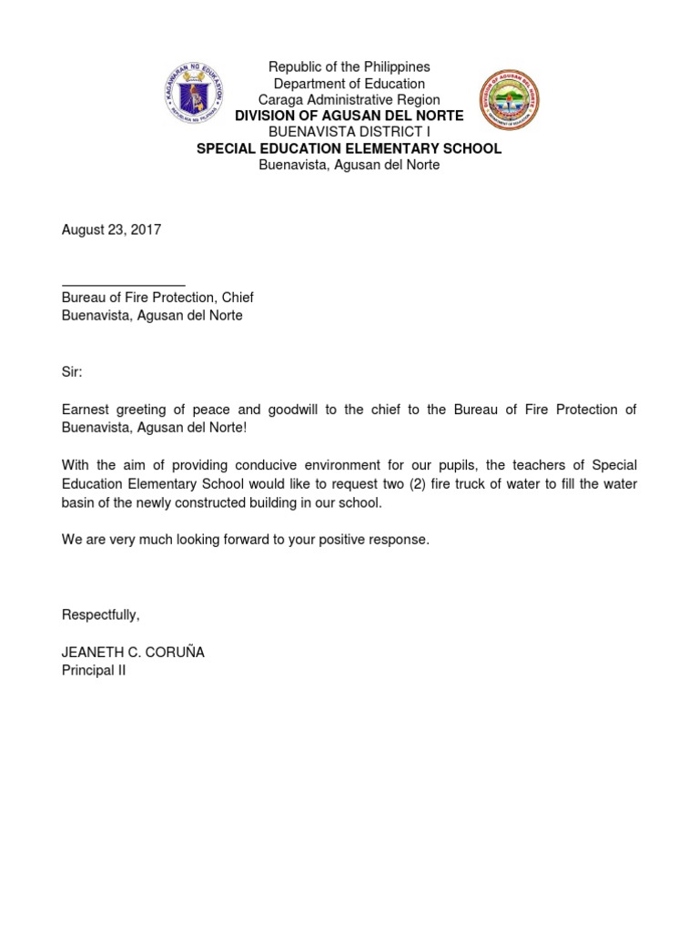 Request Letter | PDF