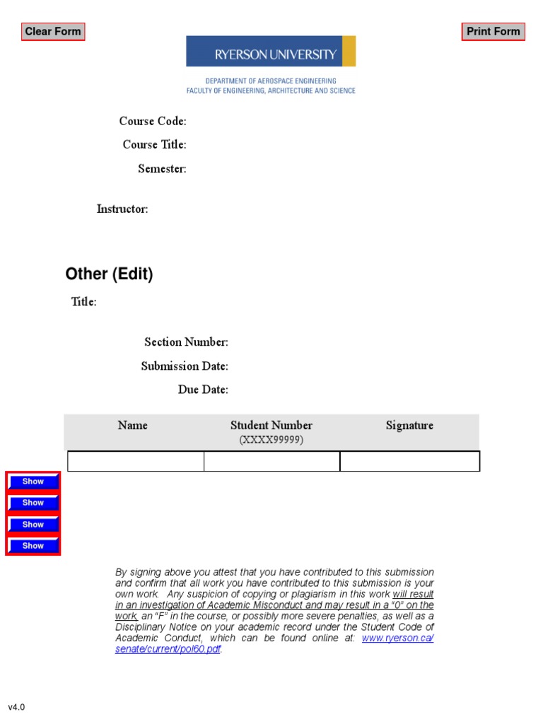Other (Edit) : Course Code: Course Title: Semester: Instructor | PDF