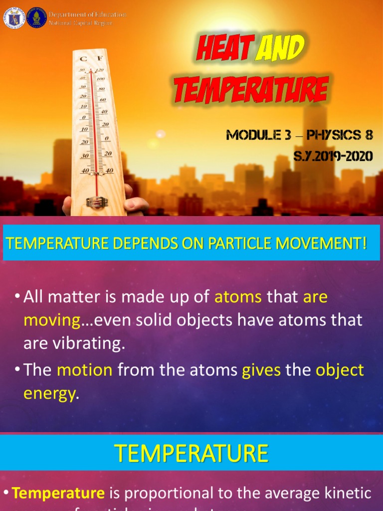 Heat and Temperature PDF | PDF | Convection | Temperature