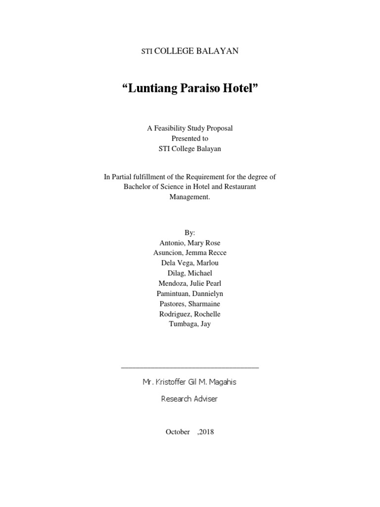 Format of Feasib | PDF | Vocational Education | Educational Stages