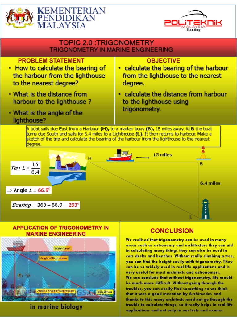 Trigonometry in Marine Engineering: Tan L | PDF | Trigonometry | Science
