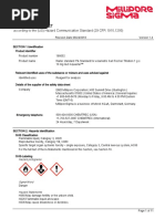 Unitor MSDS Product Categories Overview | PDF | Technology & Engineering