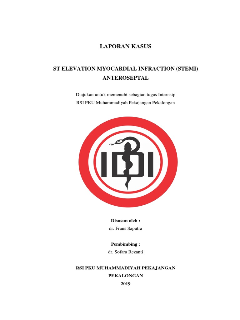 Laporan Kasus STEMI Anteroseptal | PDF