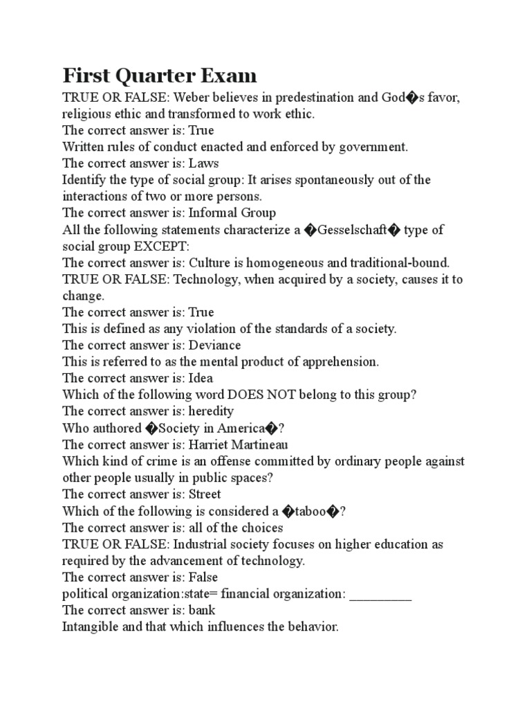 Ucsp First Grading Exam | PDF | Social Group | Sociology