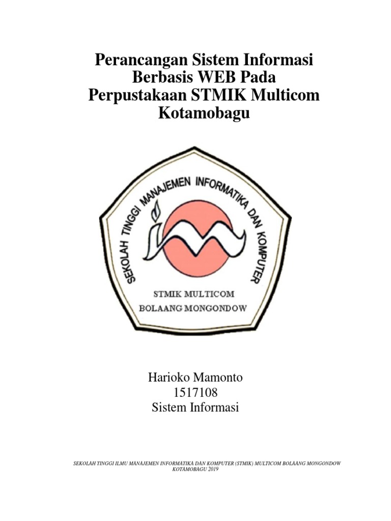 Perancangan Sistem Informasi Berbasis WEB Pada Perpustakaan STMIK ...