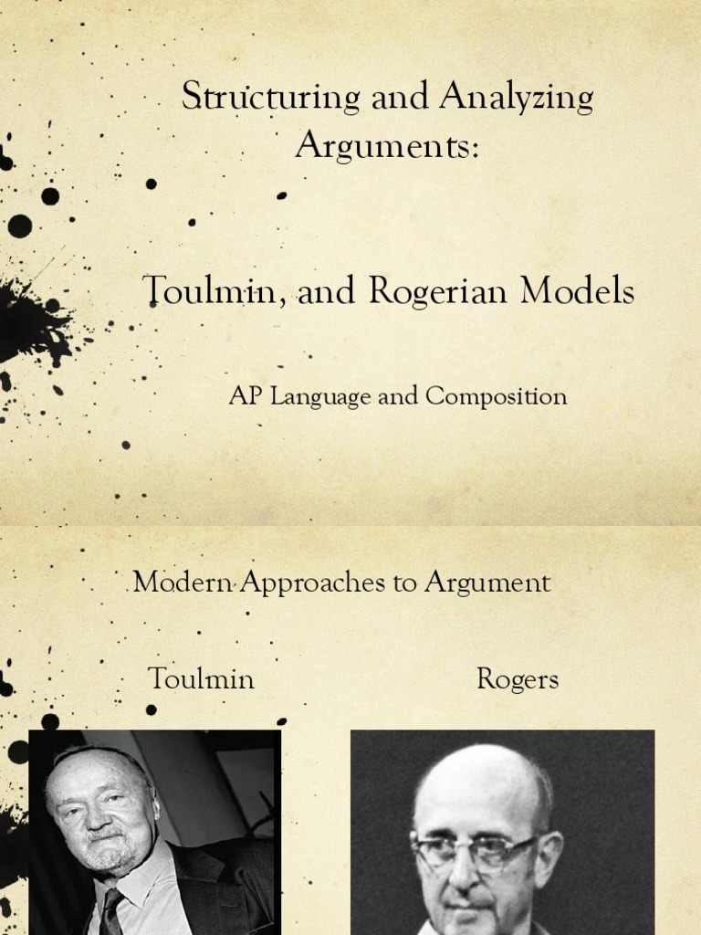Structuring and Analyzing Arguments:: AP Language and Composition | PDF ...
