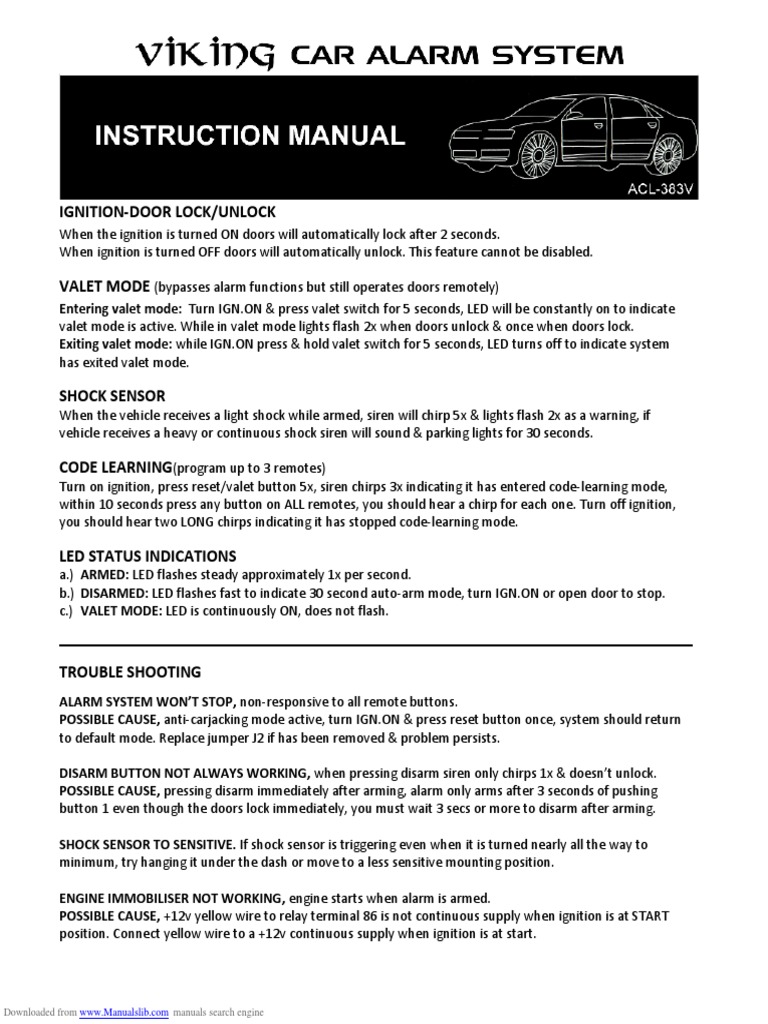 Ignition-Door Lock/Unlock: Downloaded From Manuals Search Engine | PDF ...