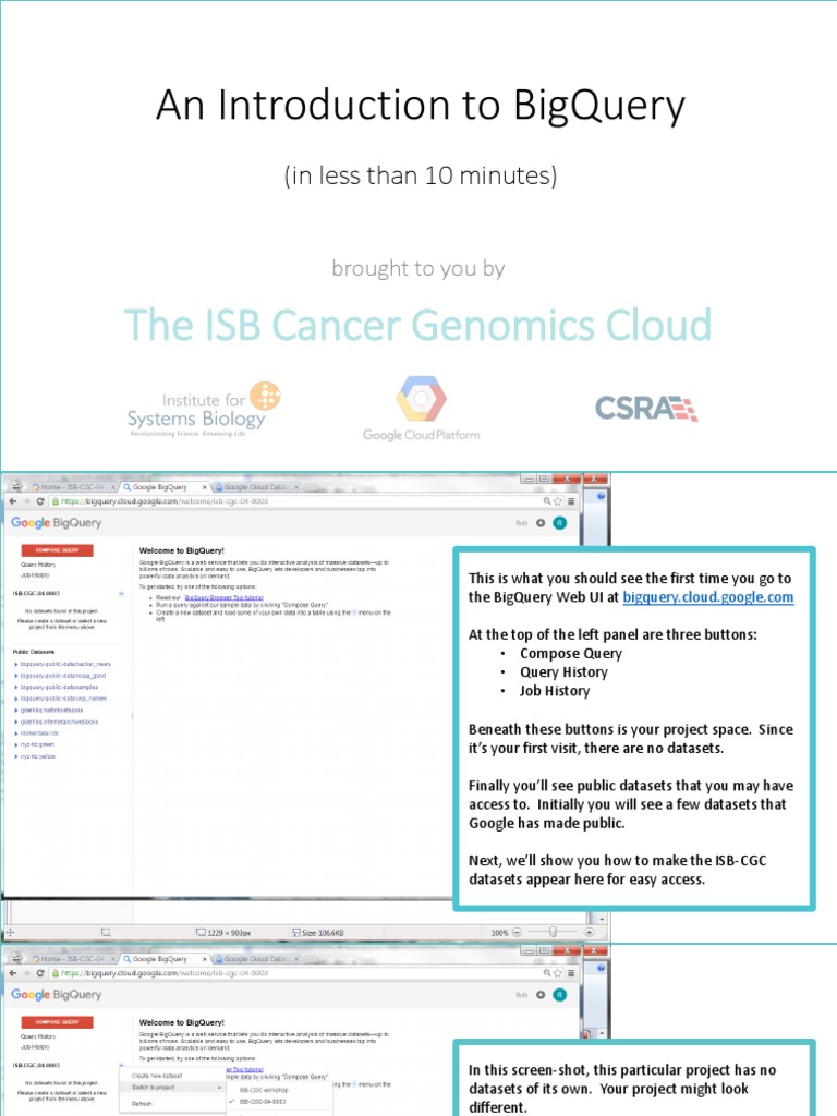 Intro To BigQuery | PDF | Table (Database) | Information Retrieval