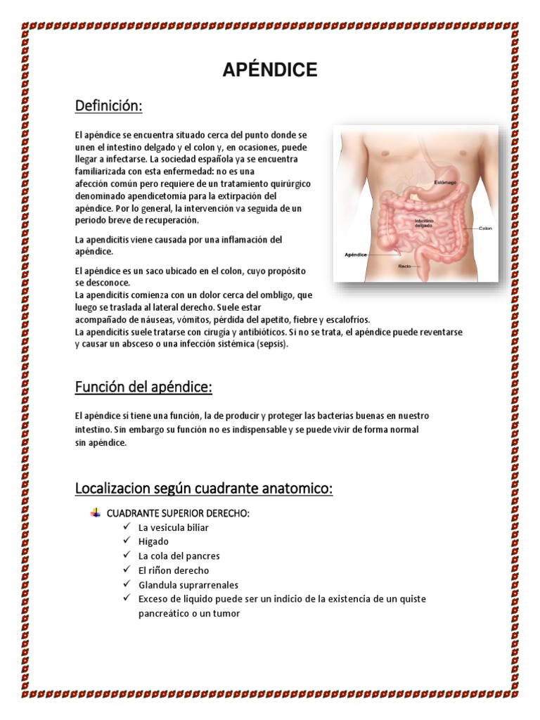 APÉNDICE | PDF | Gastroenterología | Epidemiología