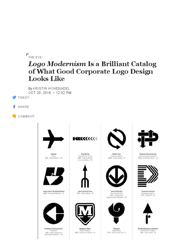 Logo Modernism | PDF | Logos | Graphic Design