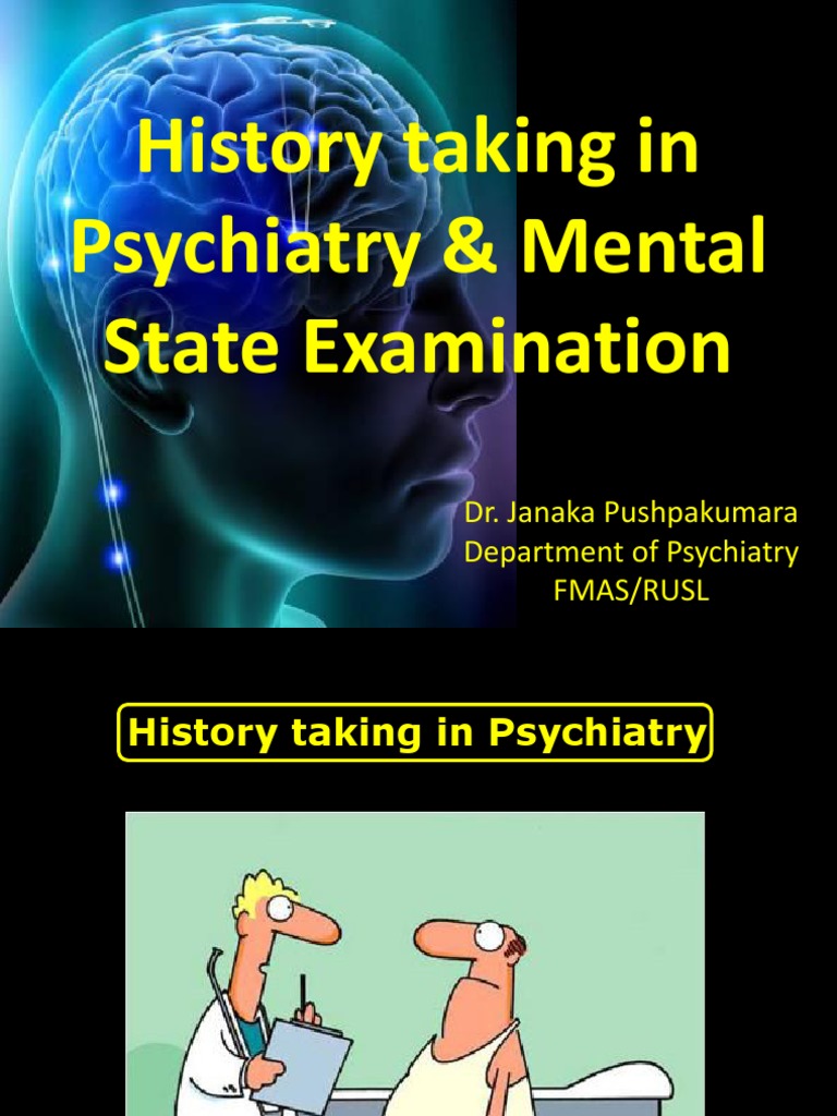 Psychiatry History Taking Guide | PDF | Psychiatry | Substance Abuse