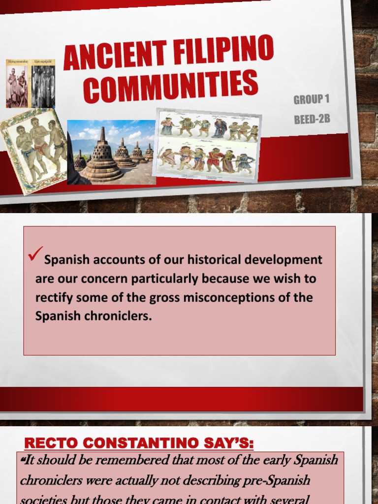 Ancient Filipino Communities Overview | PDF | Philippines | Leadership