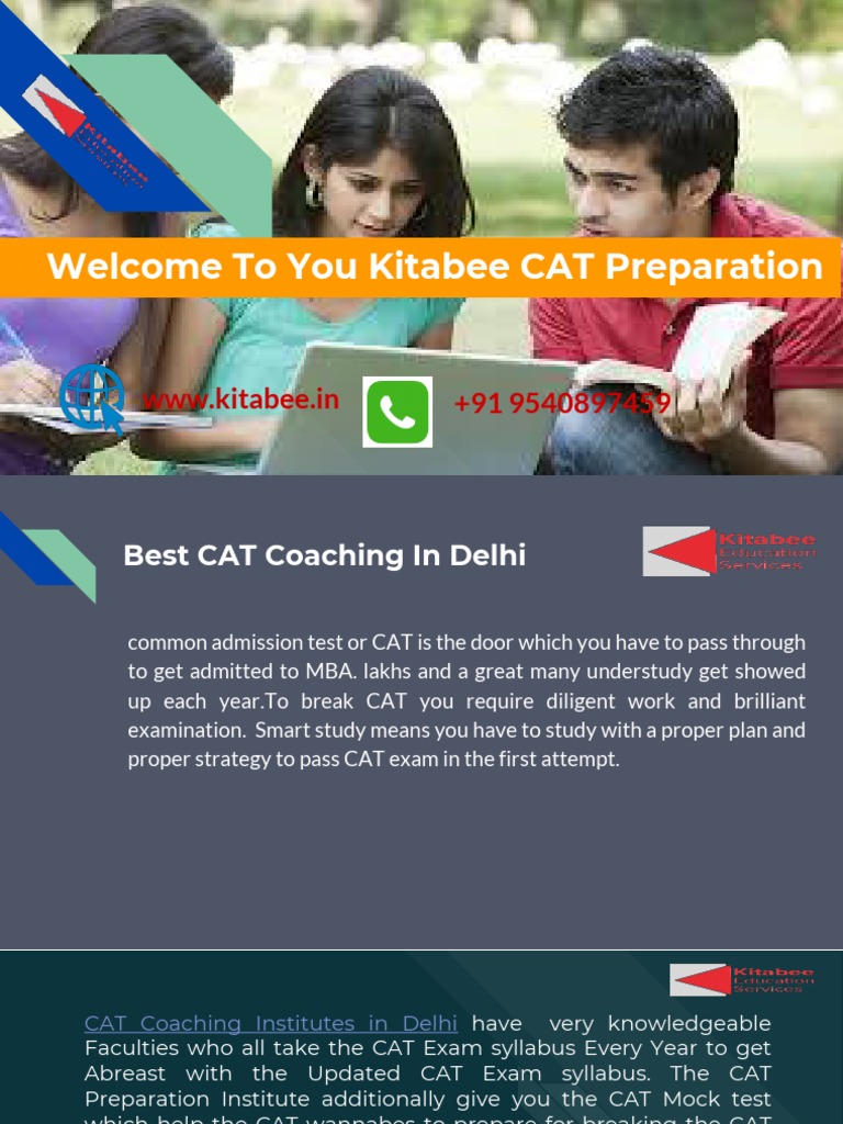 Best CAT Coaching in Delhi - Kitabee CAT CAT Preparation | PDF | Test ...