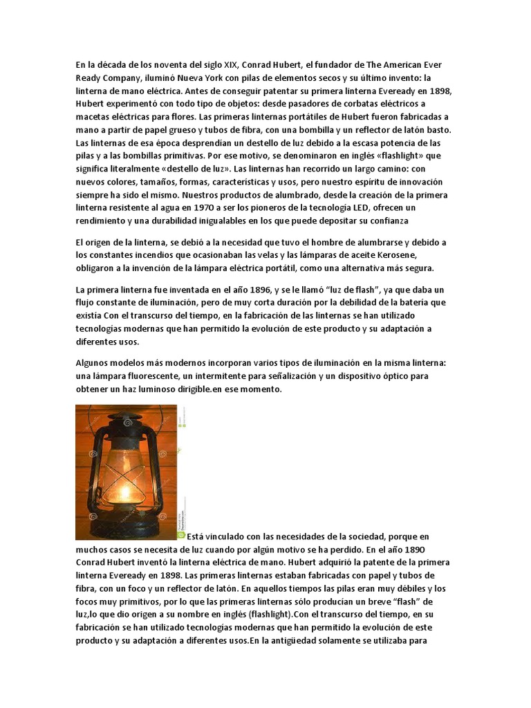 La Linterna | PDF | Linterna | Aplicaciones de vidrio