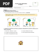 2° Matemática - Guía 50 - Posición de Los Objetos y Personas. (18 ...