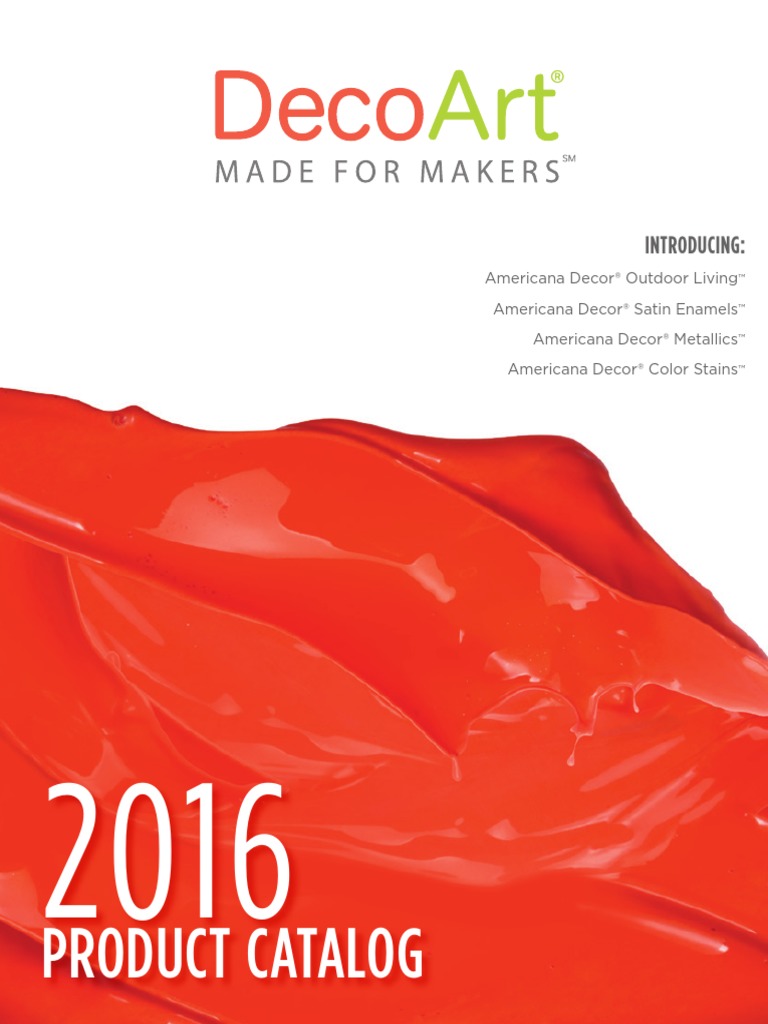 DecoArt 2016 Product Catalog | PDF | Acrylic Paint | Blue
