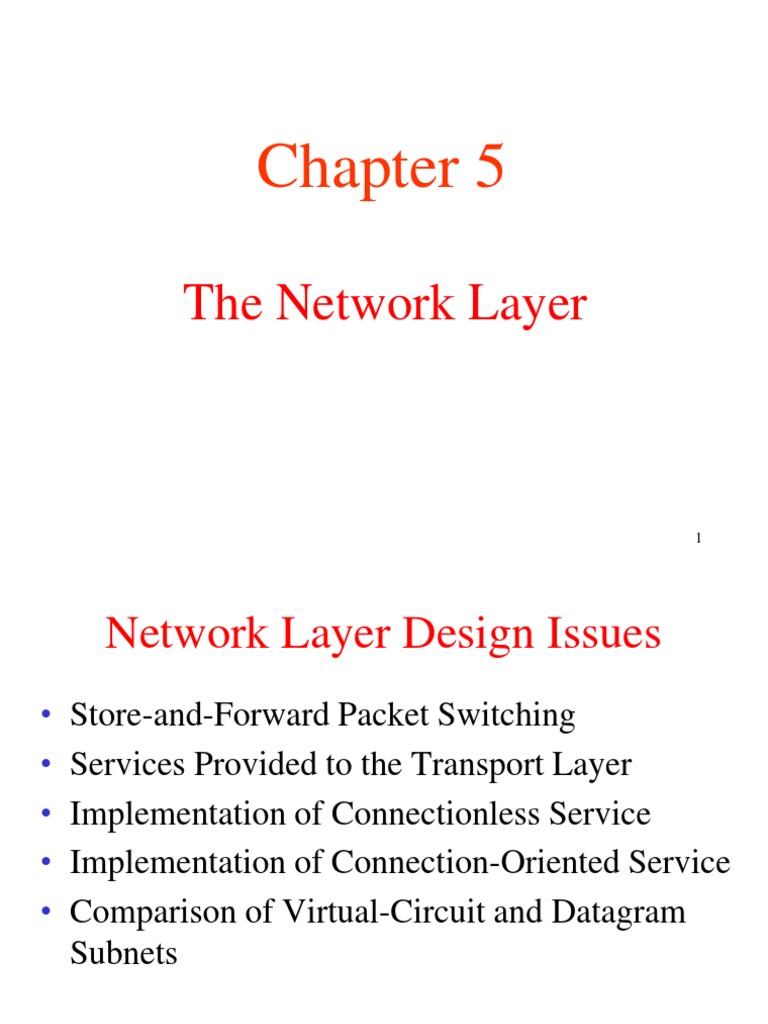 The Network Layer | PDF | Network Congestion | Router (Computing)