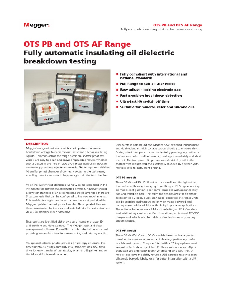Ots60pb Ots80pb Ots60af Ots80af Ots100af Ds en | PDF | Electrical ...