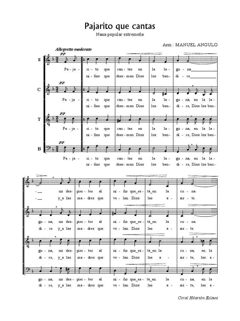 Pajarito PDF | PDF