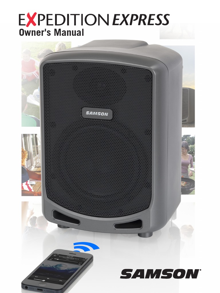 Manual Samson Expedition Express | PDF | Equalization (Audio) | Loudspeaker